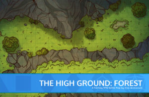 High Ground: Forest - D&D Map for Roll20 And Tabletop - Dice Grimorium