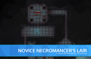 Necromancer's Lair - D&D Map for Roll20 And Tabletop — Dice Grimorium