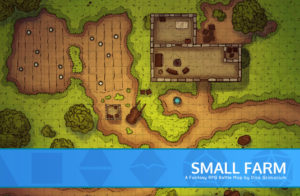 Small Farm - D&D Map for Roll20 And Tabletop - Dice Grimorium