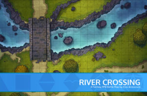 River Crossing Vol. 2 - D&D Map for Roll20 And Tabletop - Dice Grimorium