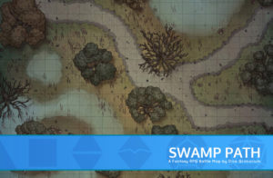 Swamp Path - D&D Map for Roll20 And Tabletop - Dice Grimorium