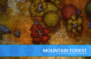 Mountain Forest - D&D Map for Roll20 And Tabletop - Dice Grimorium