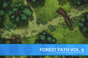 Forest Path Vol. 6 - D&D Map for Roll20 And Tabletop - Dice Grimorium
