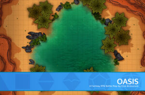 Oasis - D&D Map for Roll20 And Tabletop - Dice Grimorium
