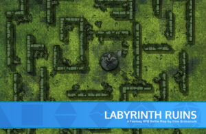 Forest Labyrinth Ruins - D&D Map for Roll20 And Tabletop - Dice Grimorium