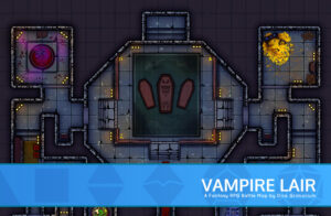 Vampire Lair - D&D Map for Roll20 And Tabletop - Dice Grimorium