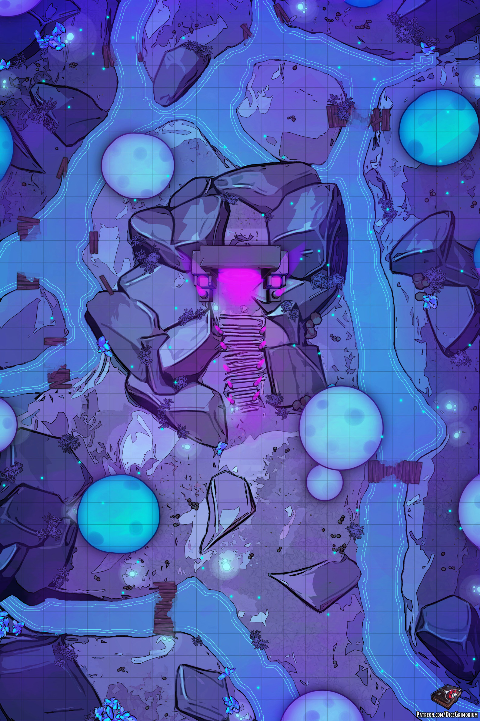 Cave Portal - D&D Map for Roll20 And Tabletop - Dice Grimorium