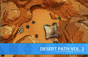 Desert Path Vol. 2 - D&D Map for Roll20 And Tabletop - Dice Grimorium