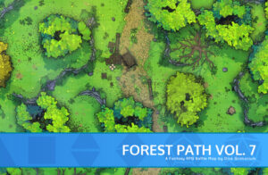 Forest Path Vol. 7 - D&D Map for Roll20 And Tabletop - Dice Grimorium