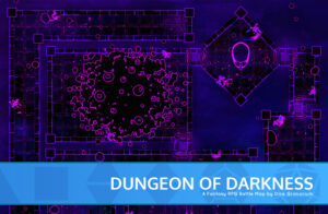 Darkness Dungeon - D&D Map for Roll20 And Tabletop - Dice Grimorium