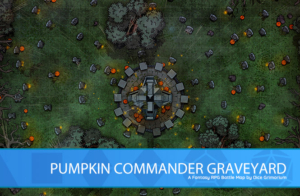 Pumpkin Commander Graveyard - D&D Map for Roll20 And Tabletop - Dice ...